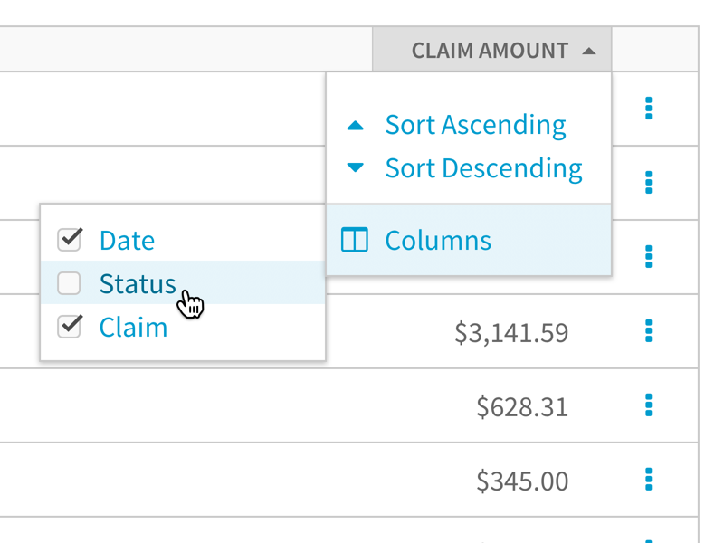 Column Picker by Bryan Kearney on Dribbble