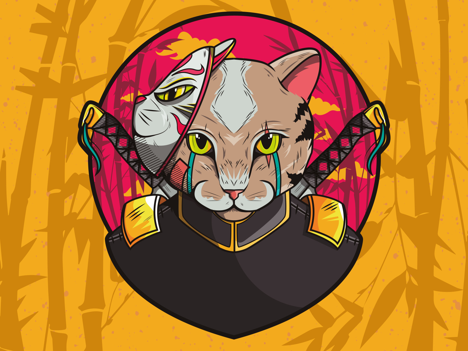 Gato Ninja by Francowiak on Dribbble