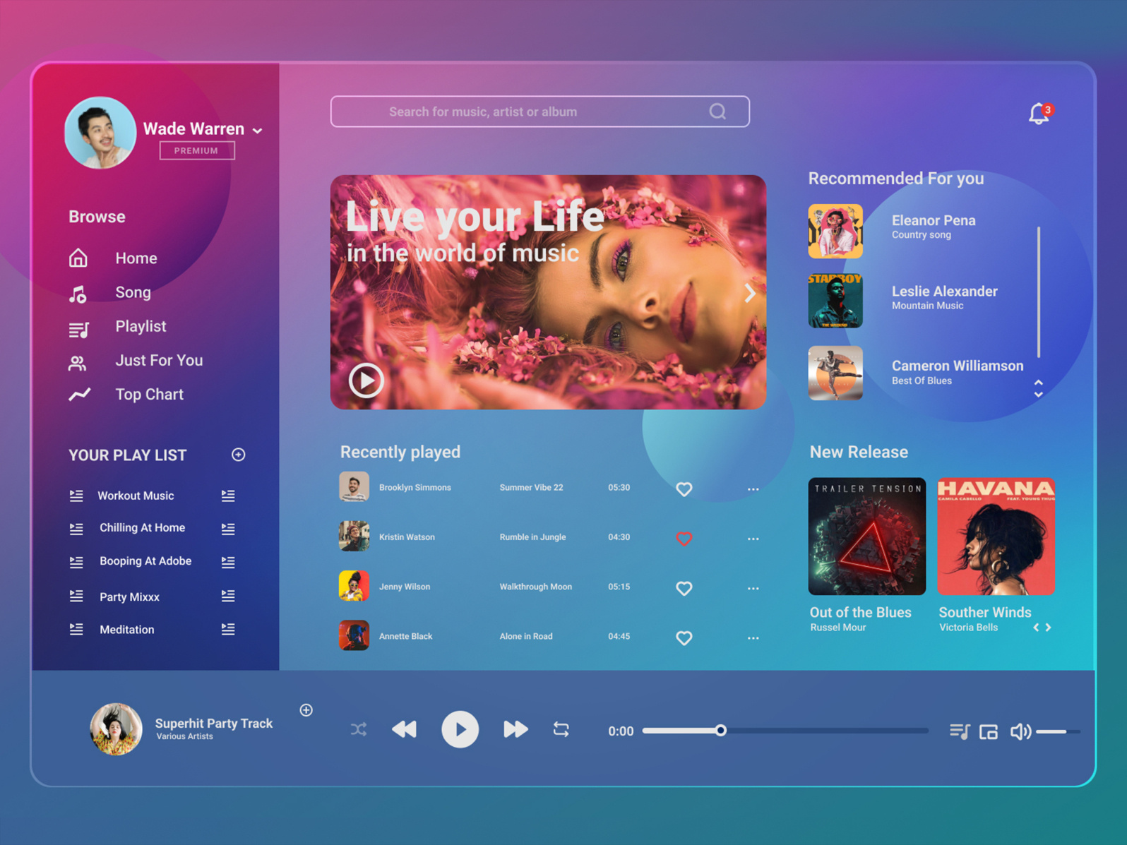 Music App Concept..... by Joy Dutta on Dribbble