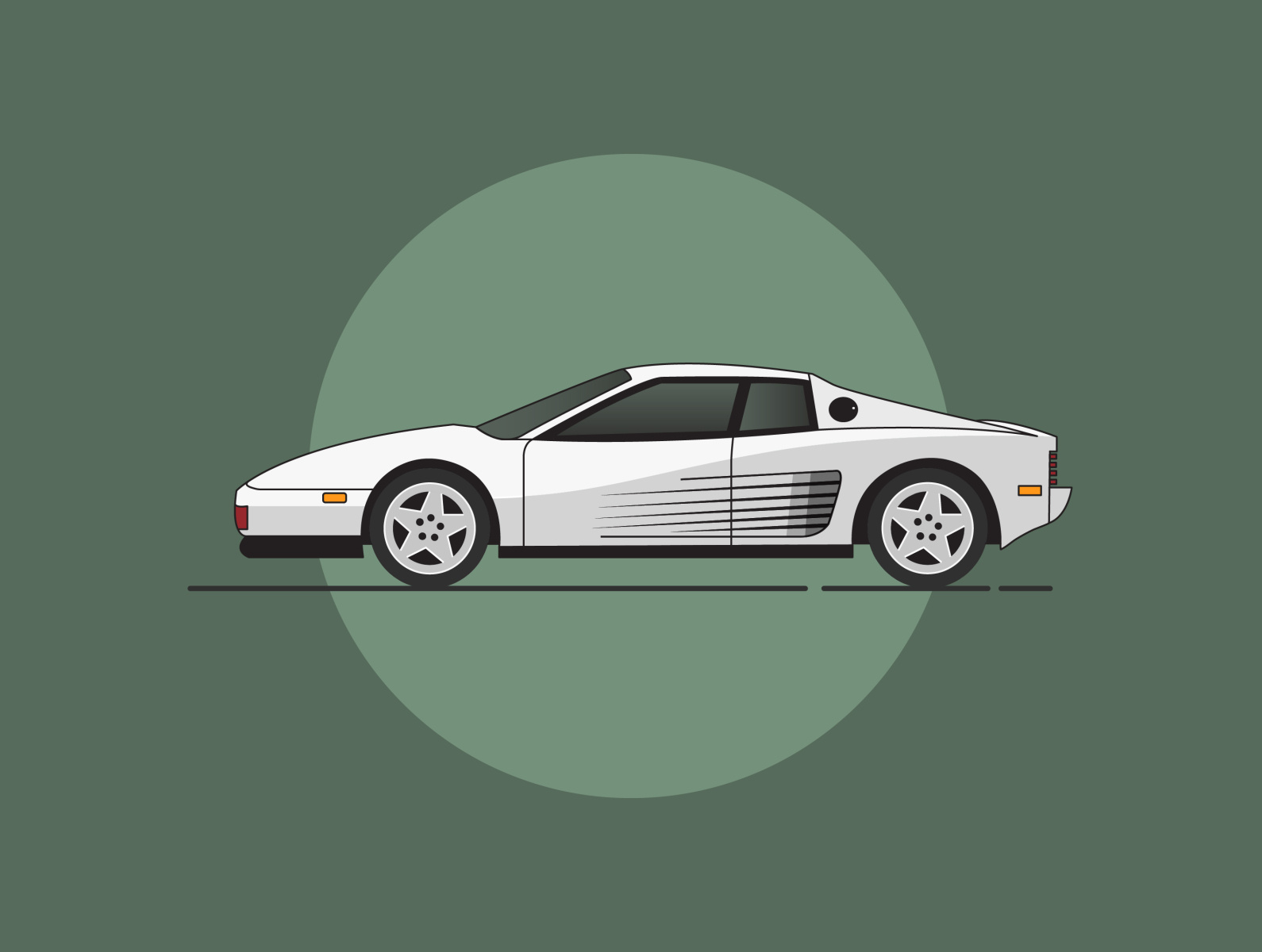 Ferrari by Phone Htin Kyaw on Dribbble