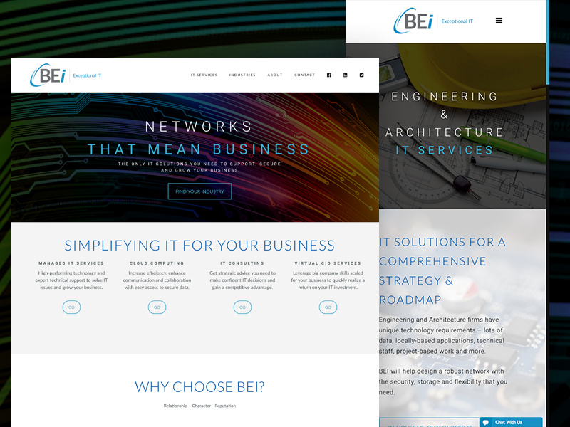 BEi Website by Leslie Montenegro on Dribbble