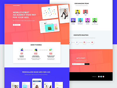 Marko Agency landing page by Igor Bubel on Dribbble