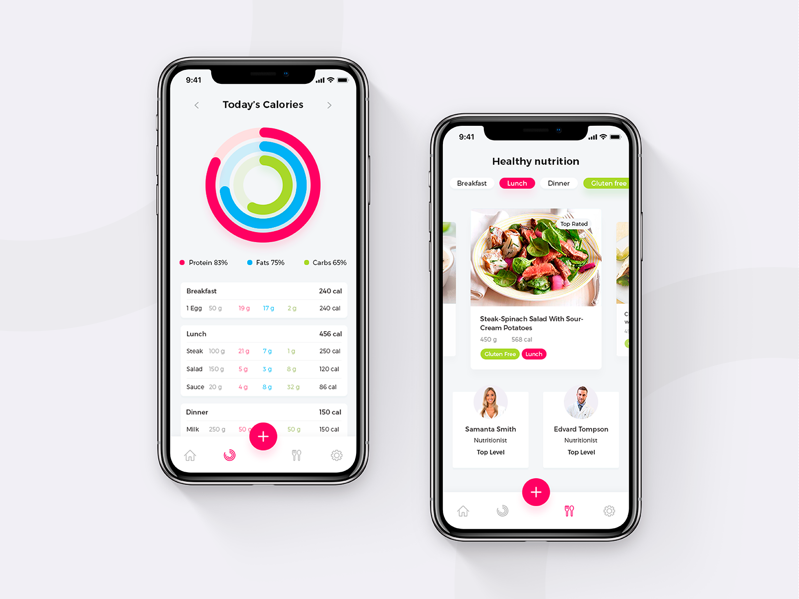 Diet Planner And Calorie Counter Nutrifit Ios App By Nata Leto On Dribbble