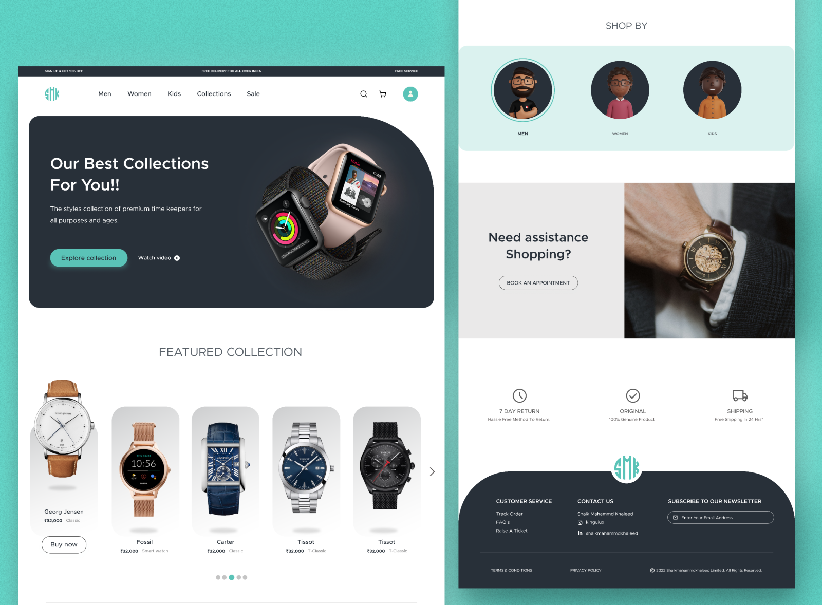 Watch E-commerce website by shaik mahammd khaleed on Dribbble