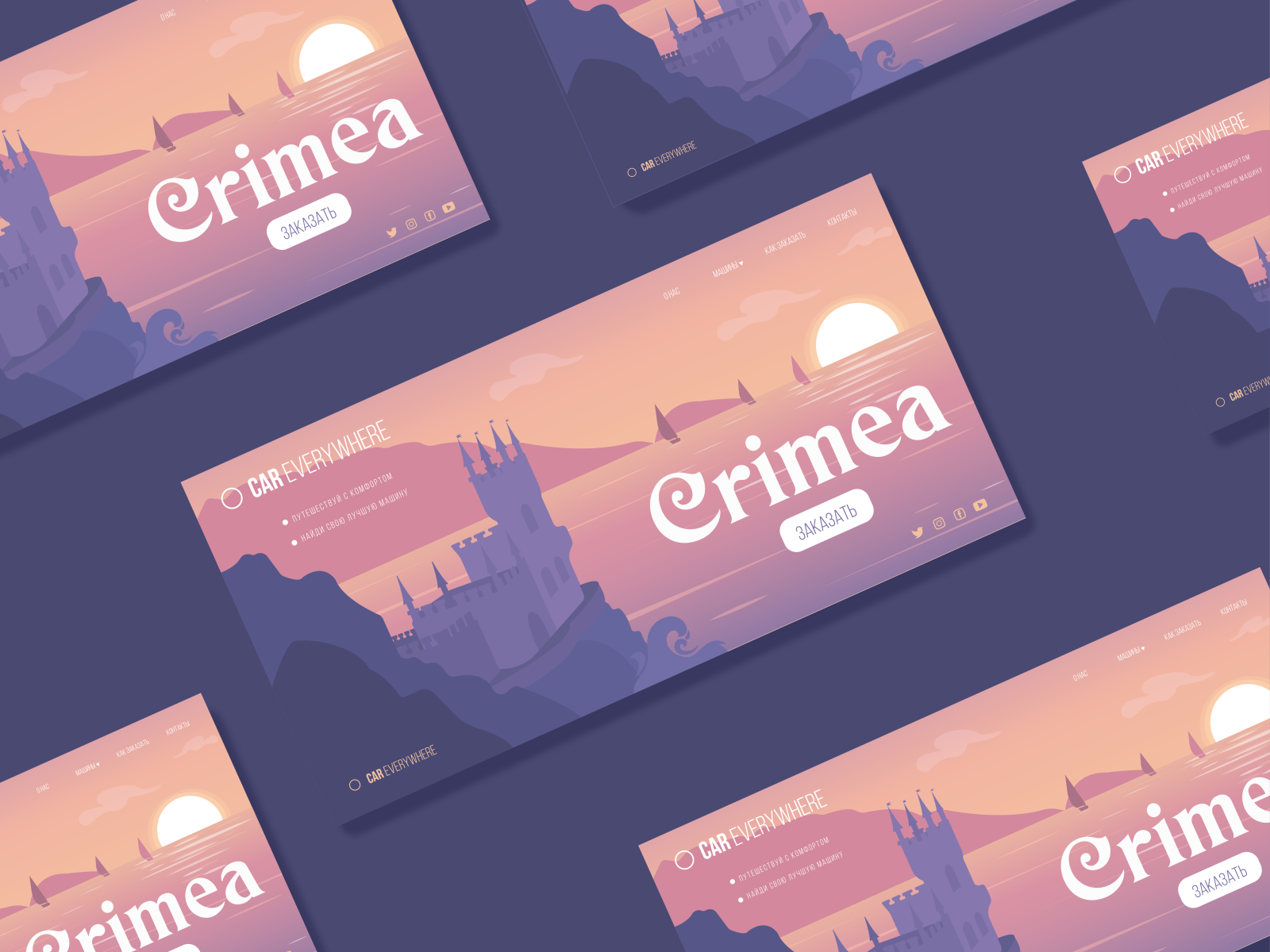 Silhouette Vector Illustration design for landing page by Ksenia ...