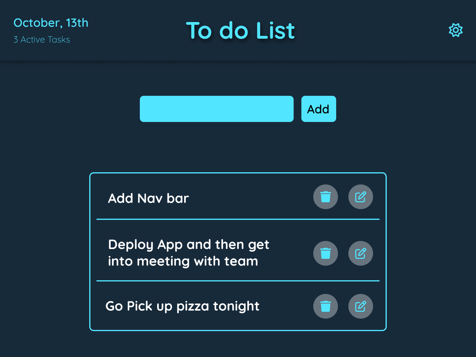 Todo List React App By Sami Adli On Dribbble