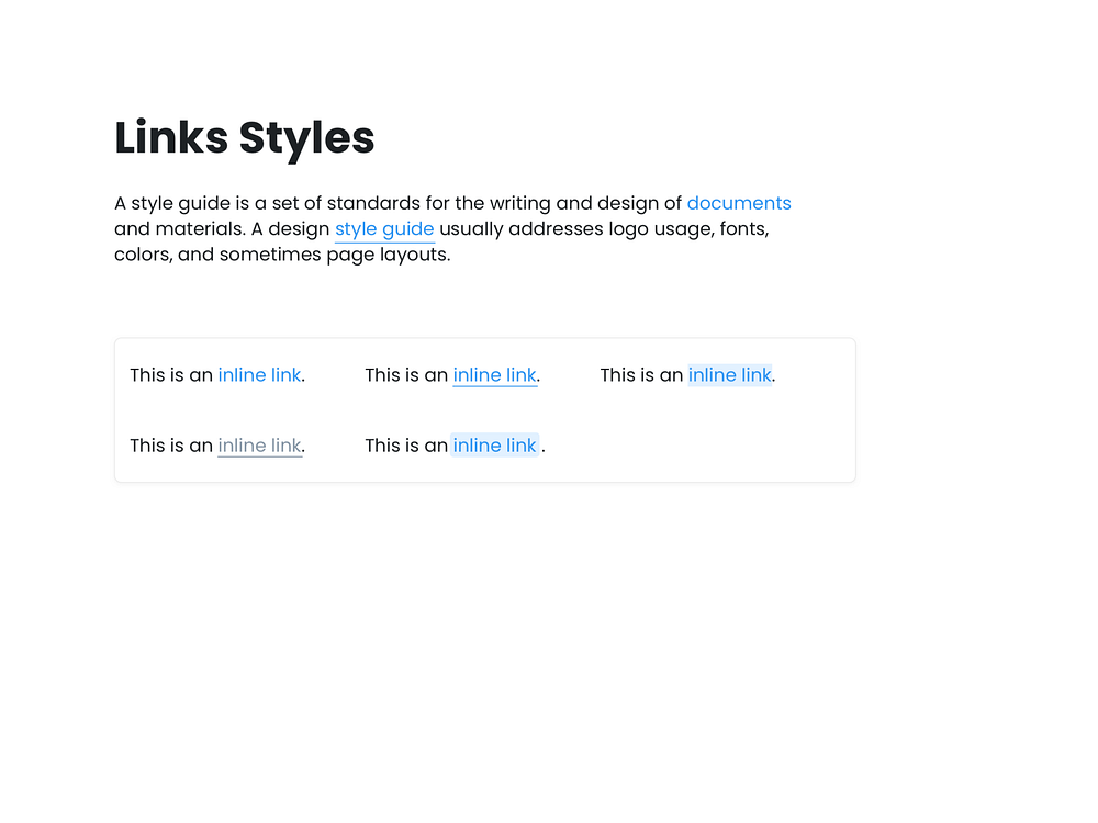 Hyperlinks (ui, ux, css3) by manas.dsgnr on Dribbble