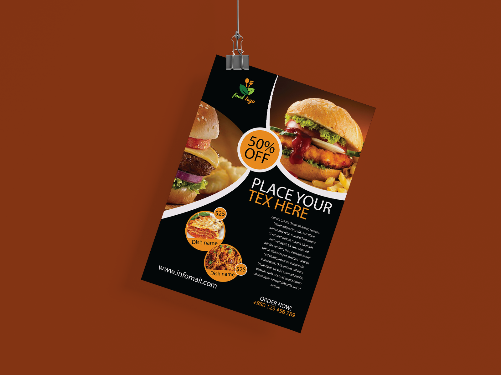 Food Flyer Design by Tanvir Rokon on Dribbble