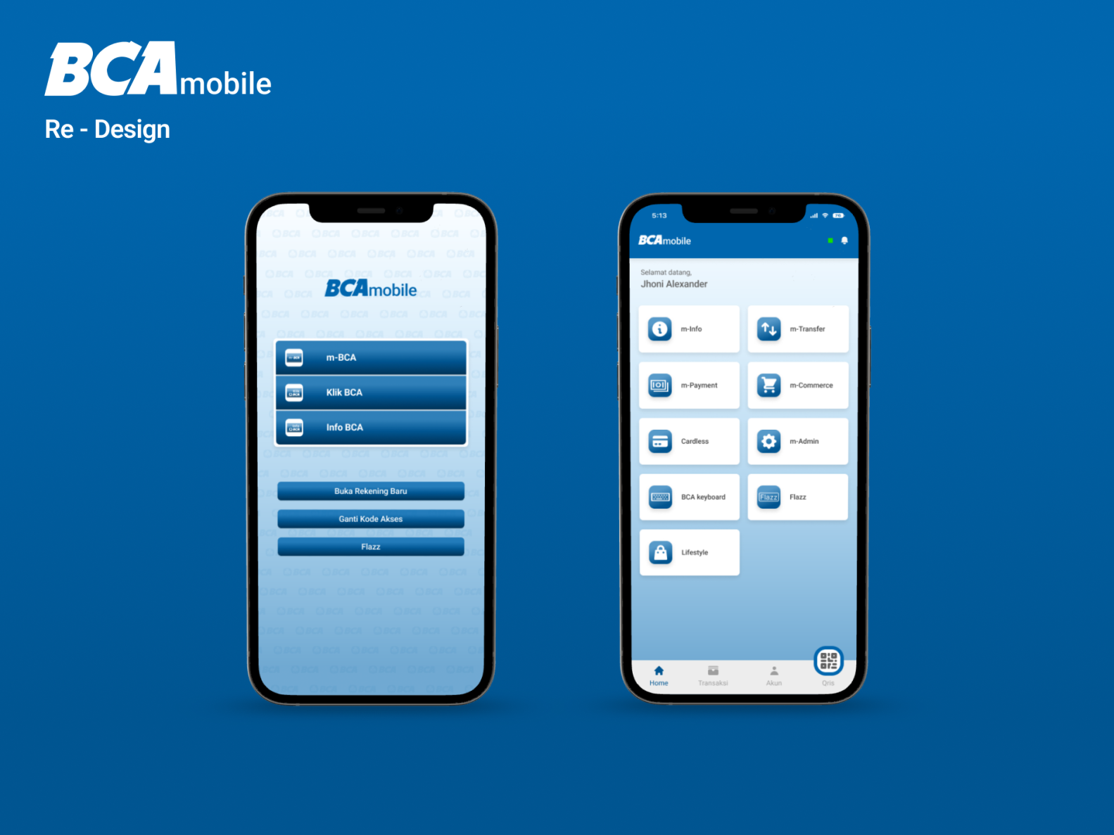 BCA mobile re-design by yus jati maldani on Dribbble