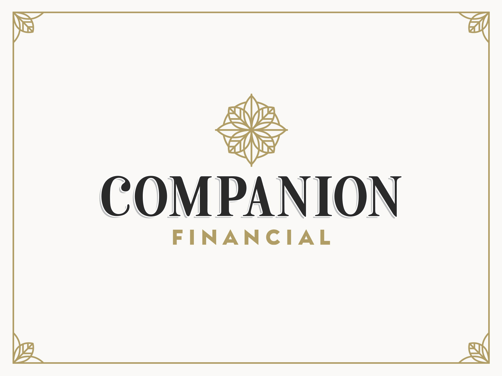 Companion Financial Logo / Branding by David Selkirk on Dribbble