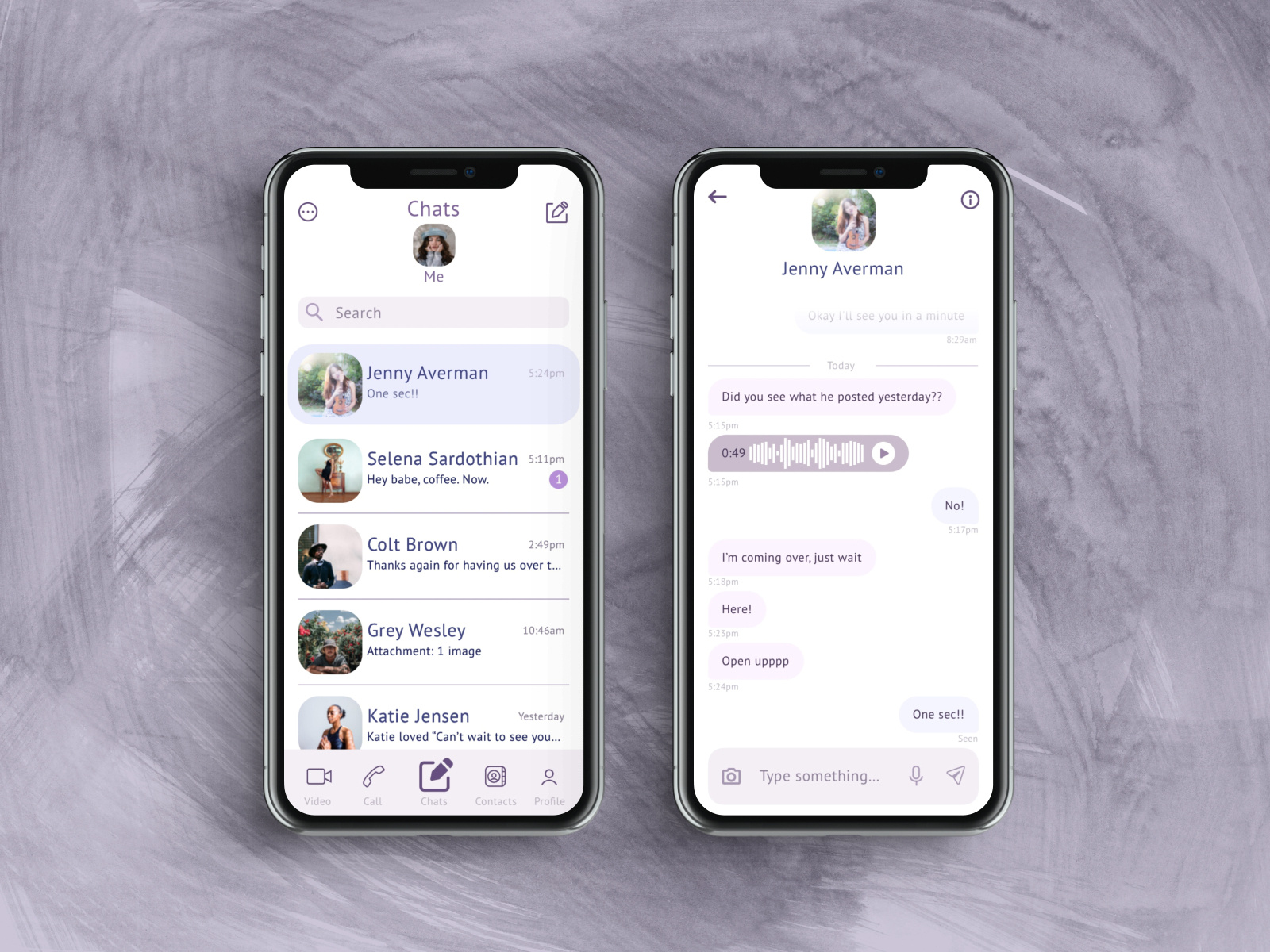 Messenger App by Savannah Wichman on Dribbble