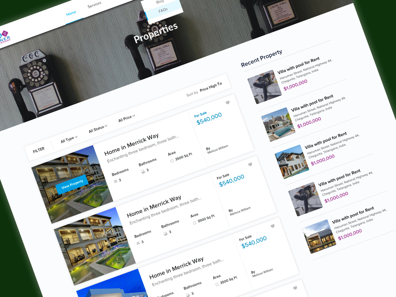 Search Property List View by Sravan Aitla on Dribbble