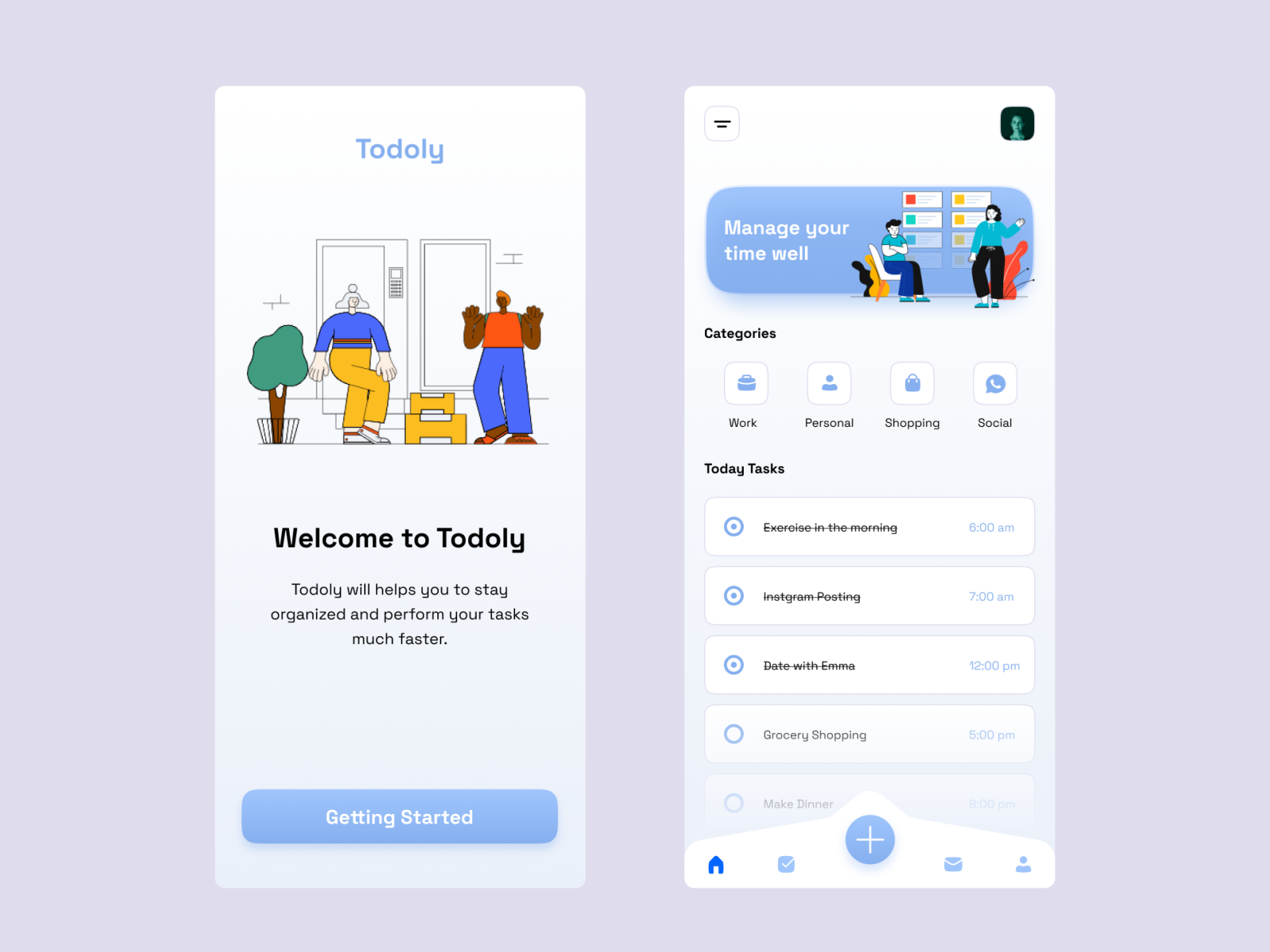 To-do App by pradeep bhandari on Dribbble
