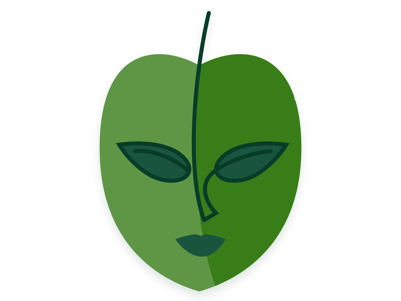 Leaf Face by Harsha Pillai on Dribbble