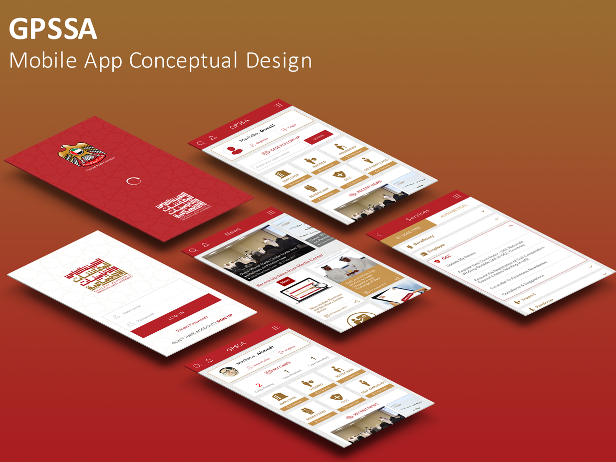 GPSSA Mobile App Redesign by KJ on Dribbble