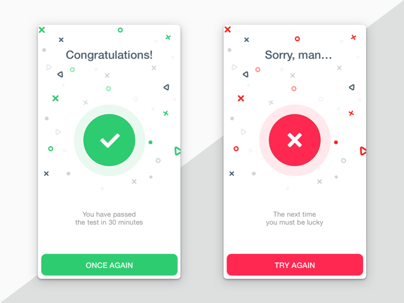#Daily UI #011 - Success/Error flash message by Николай Борисов on Dribbble #Daily UI #011 - Success/Error flash message by Николай Борисов on Dribbble