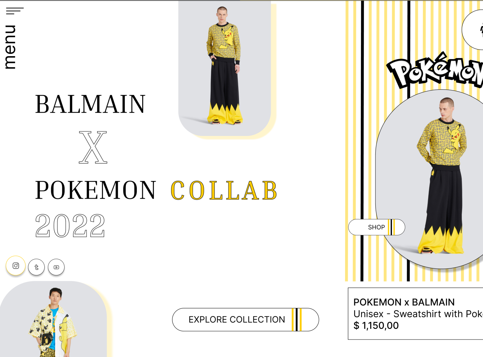 POKEMON X BALMAIN by Ines Darrer on Dribbble