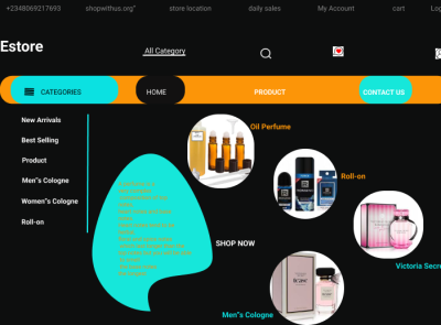 Estore web design by Chidinma Edeh on Dribbble