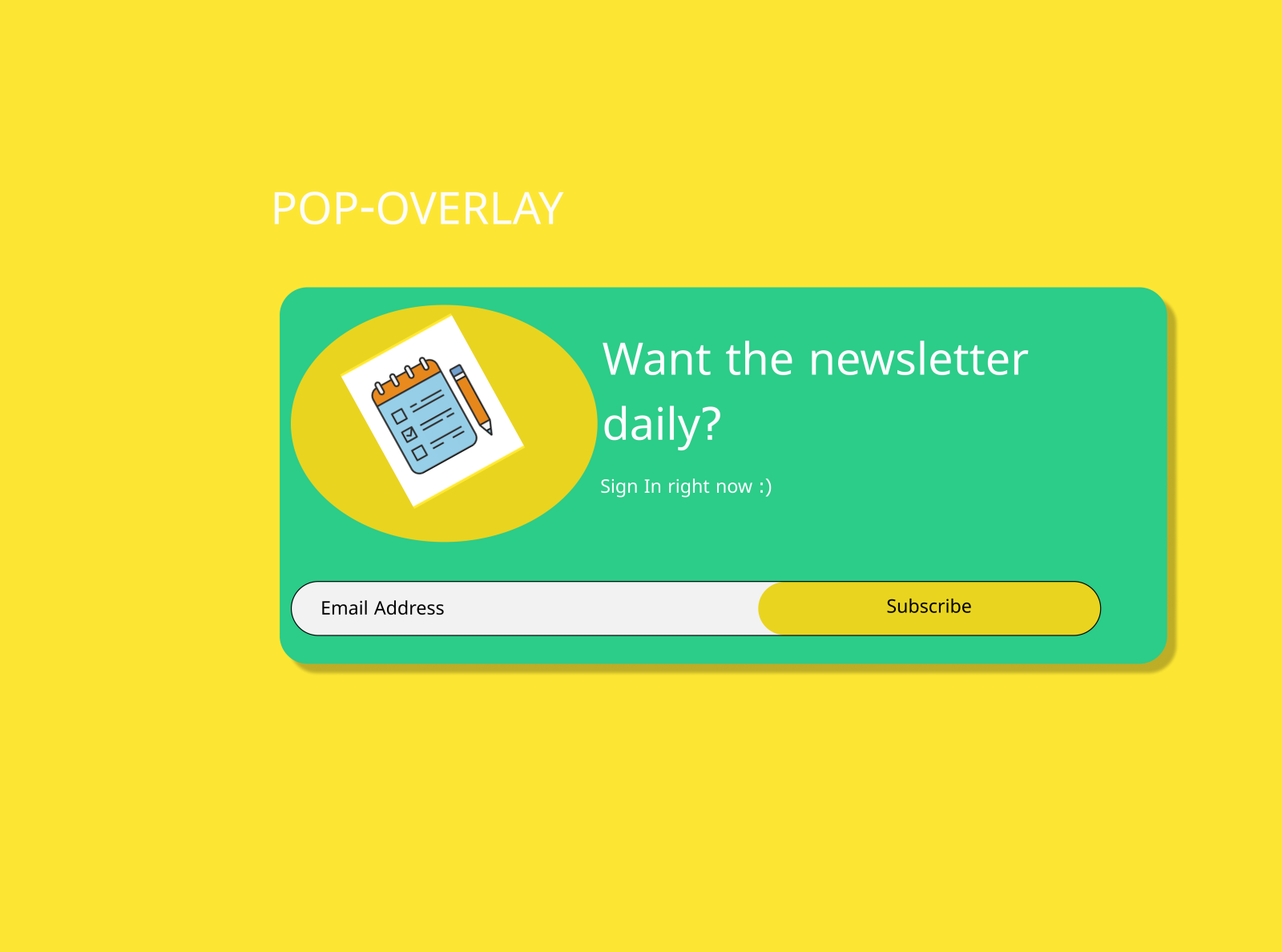 Subscribe popup by Poonam on Dribbble Subscribe popup by Poonam on Dribbble