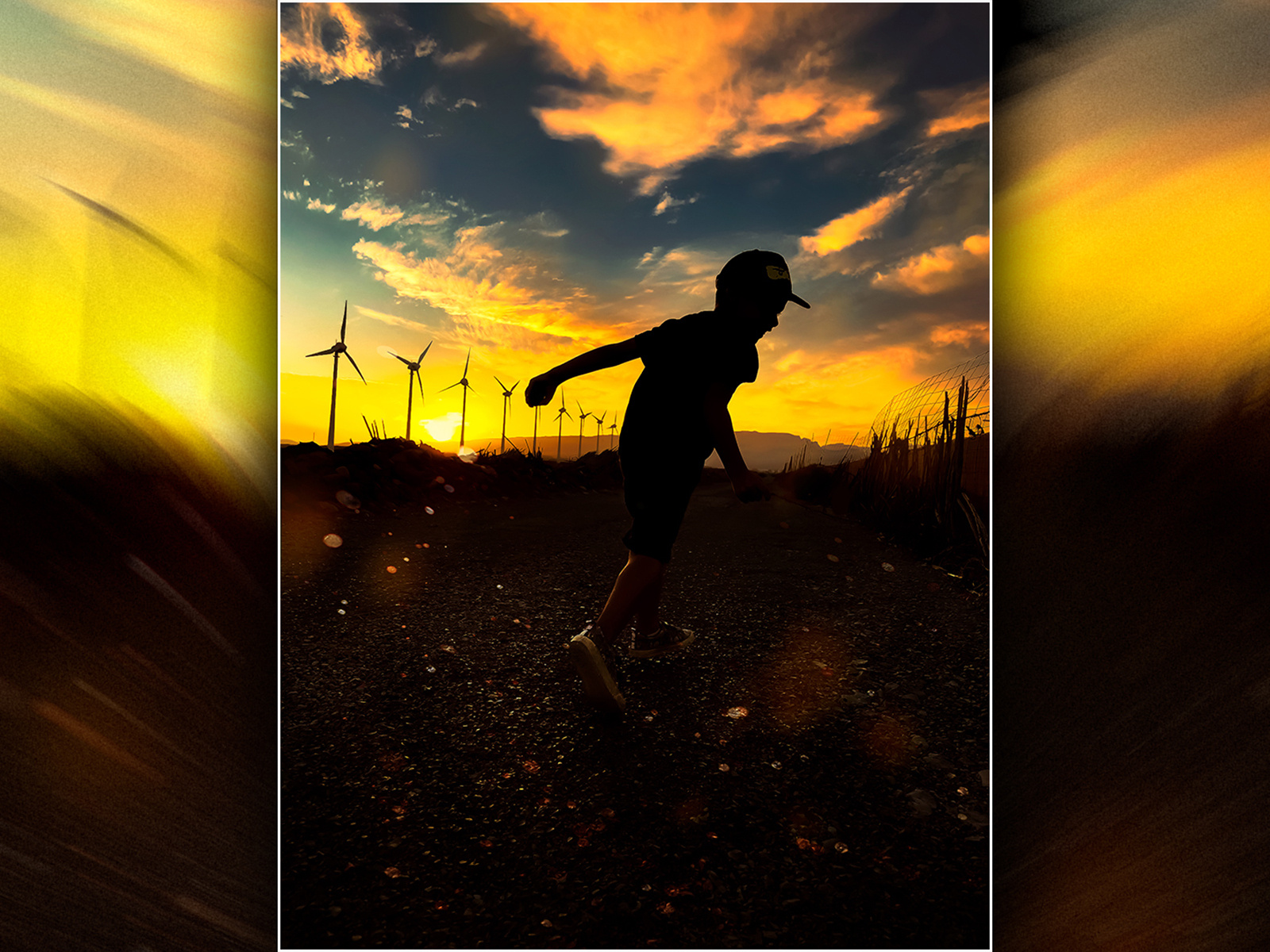 Running towards the sun by Daryl Valcarcel on Dribbble