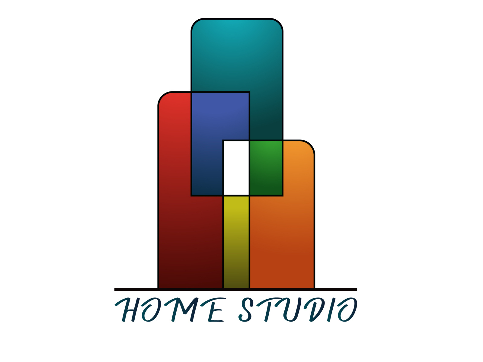 HOME STUDIO | Logo Design by Shahanara Jesmin on Dribbble