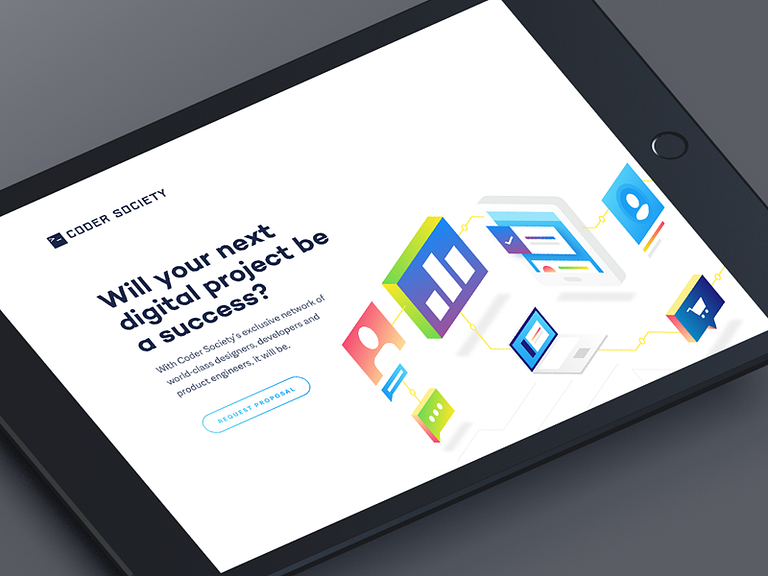 Coder Society 🛠 by Fabio Basile on Dribbble