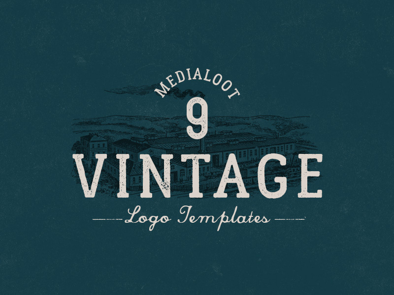 Vintage Logo Templates by Diego Sanchez for Medialoot on Dribbble