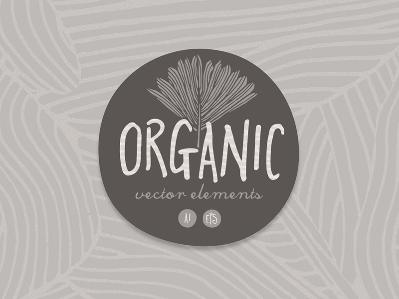 Organic Vector Elements by Diego Sanchez for Medialoot on Dribbble