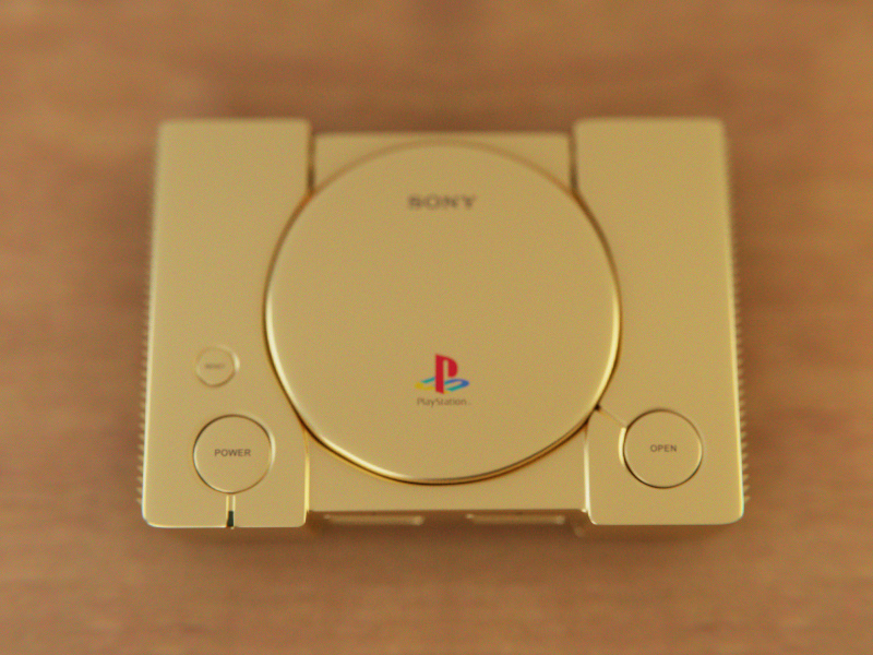 Gold PlayStation 1 - Top by Lawrence on Dribbble