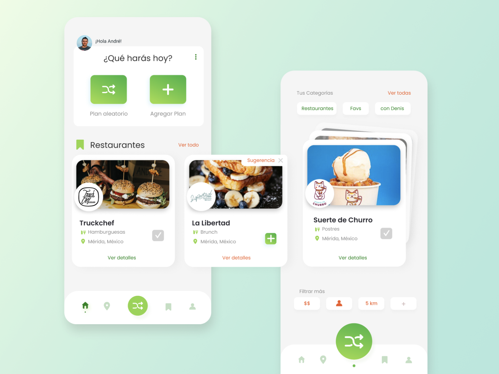 Dribbble - Food app dribbble.png by Melissa Teufel
