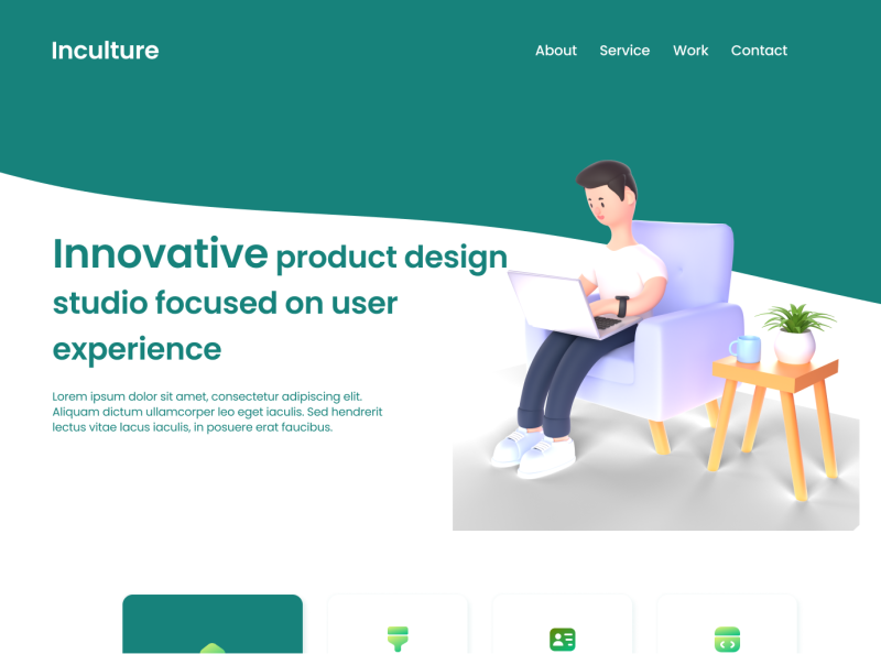 Landing Page by Tri.Design on Dribbble