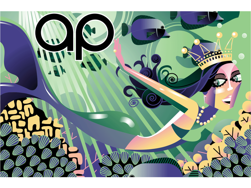 Mermaid for AP design by Christopher Smith on Dribbble