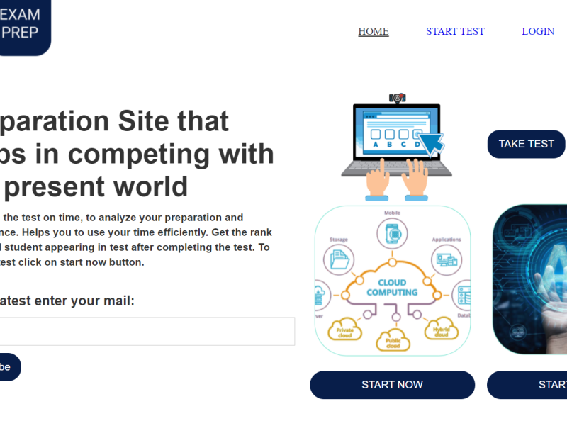 MOCK TEST by kunal on Dribbble