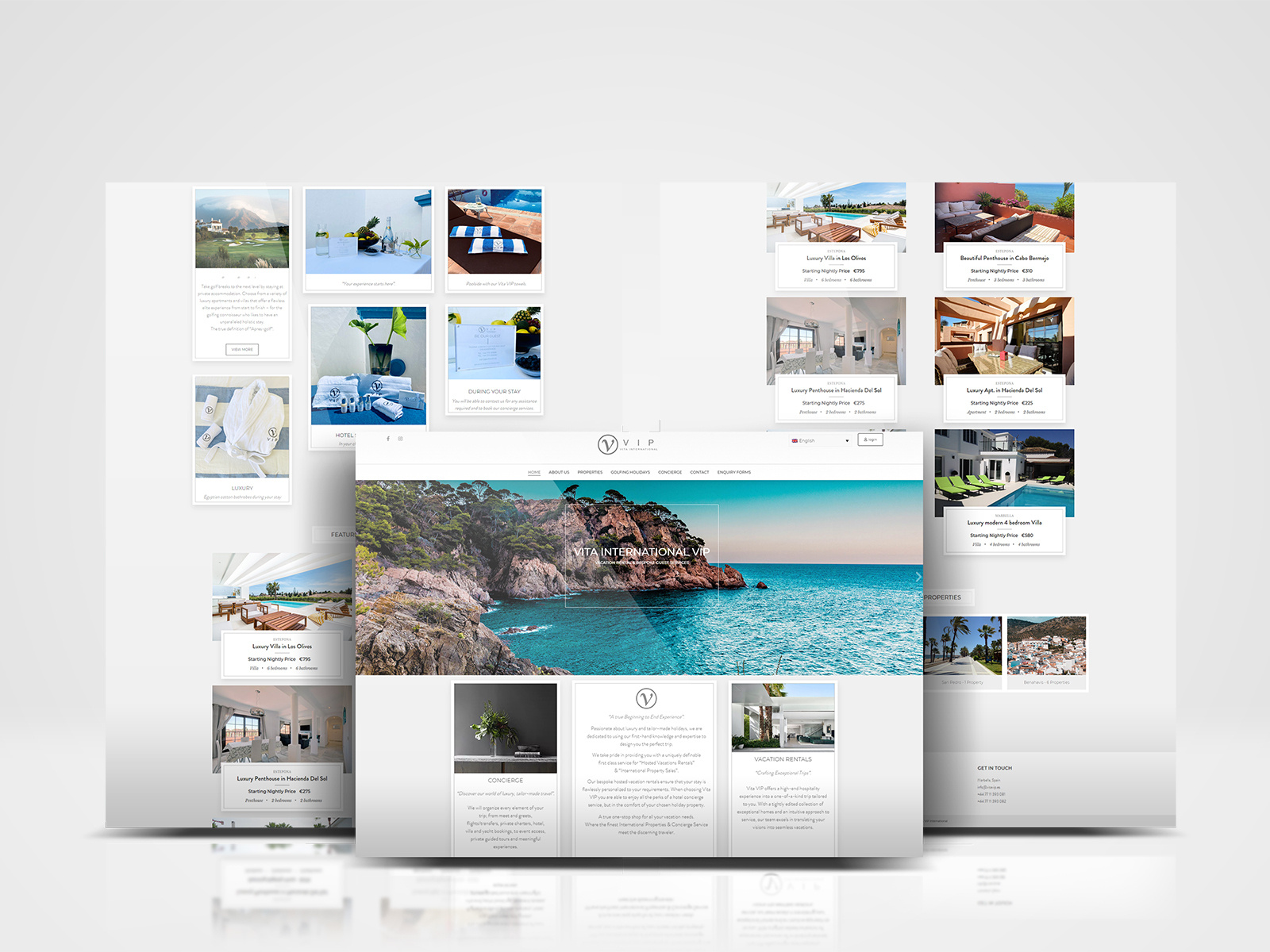 Vita International Vip | Website UI Design by Sara Andrew on Dribbble