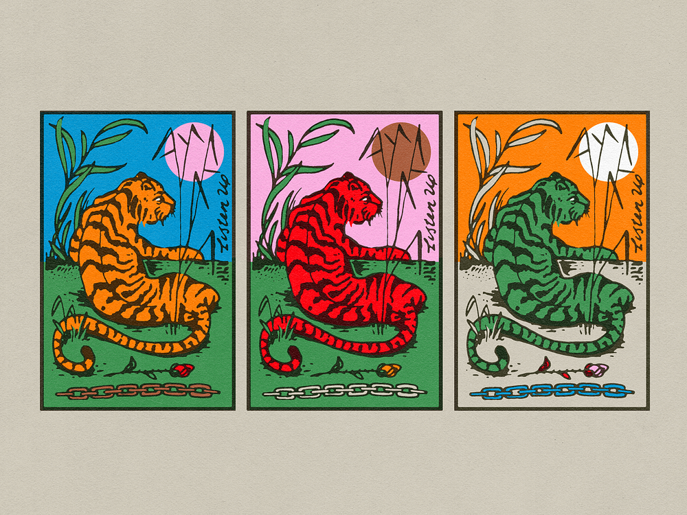 tiger style by Vincent Conti on Dribbble