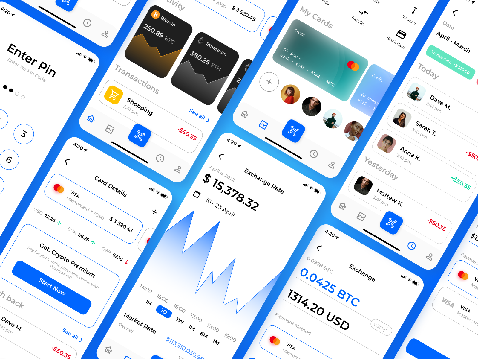 Crypto wallet design by Obvious Studio on Dribbble