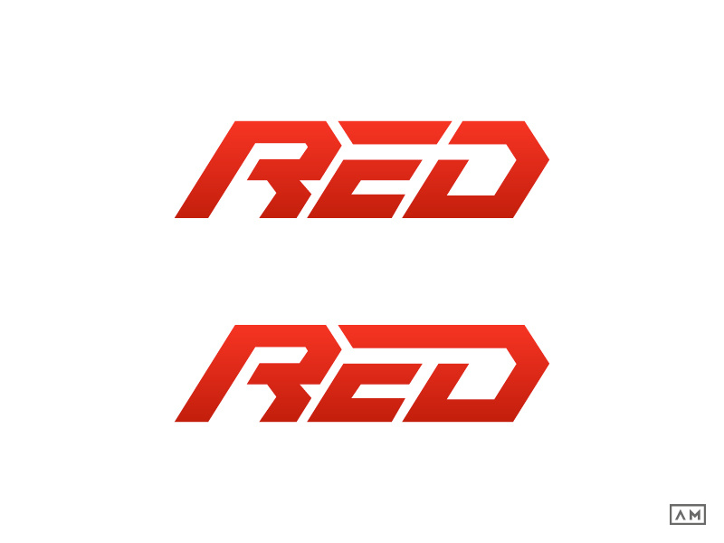 Red Logotype Wordmark Design by Alexandru Molnar on Dribbble