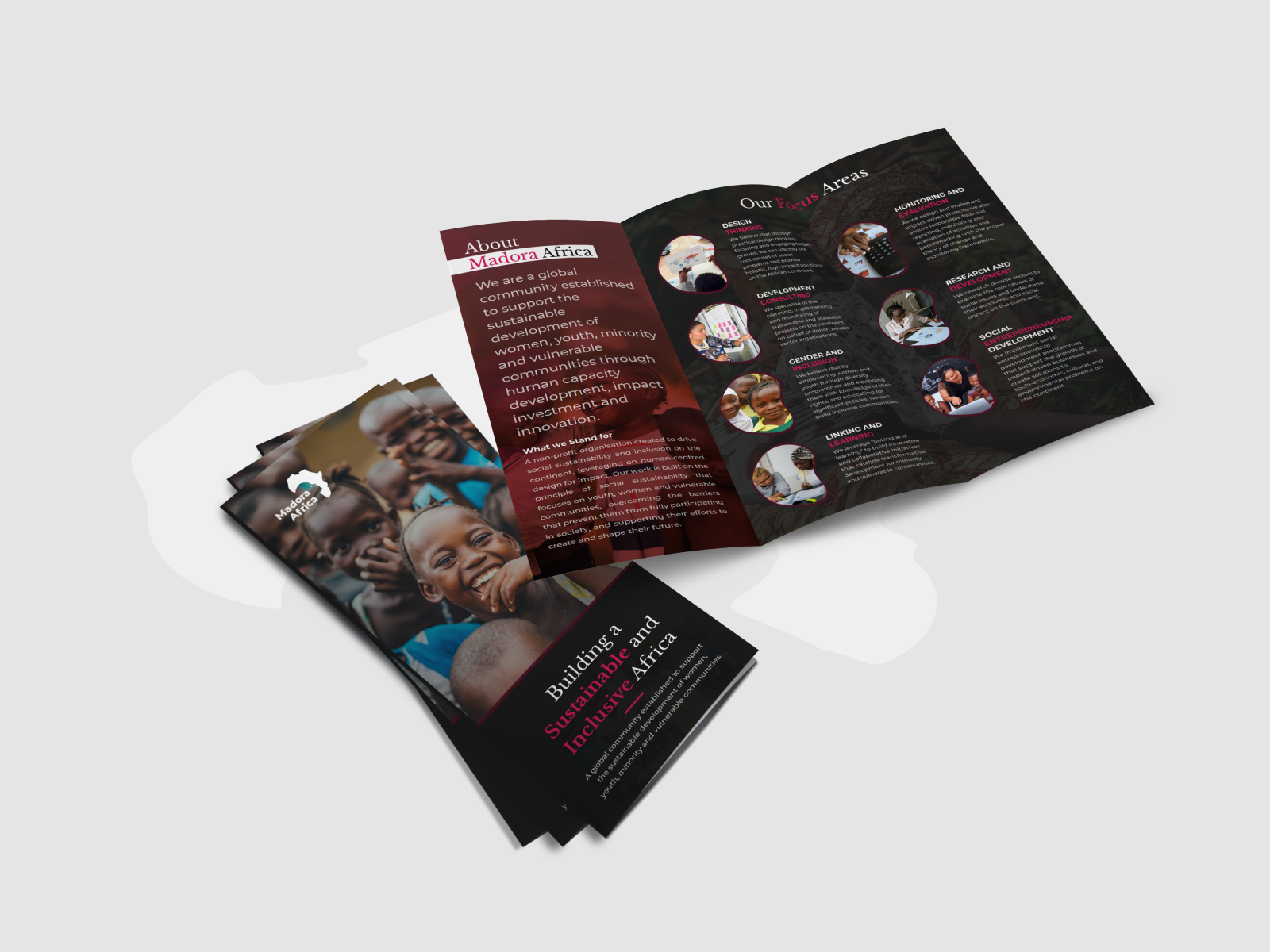 Madora Africa - Brochure Design by StarBox Technologies on Dribbble