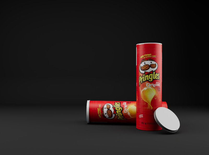 Pringles 3d modeling by Thejas Jain on Dribbble