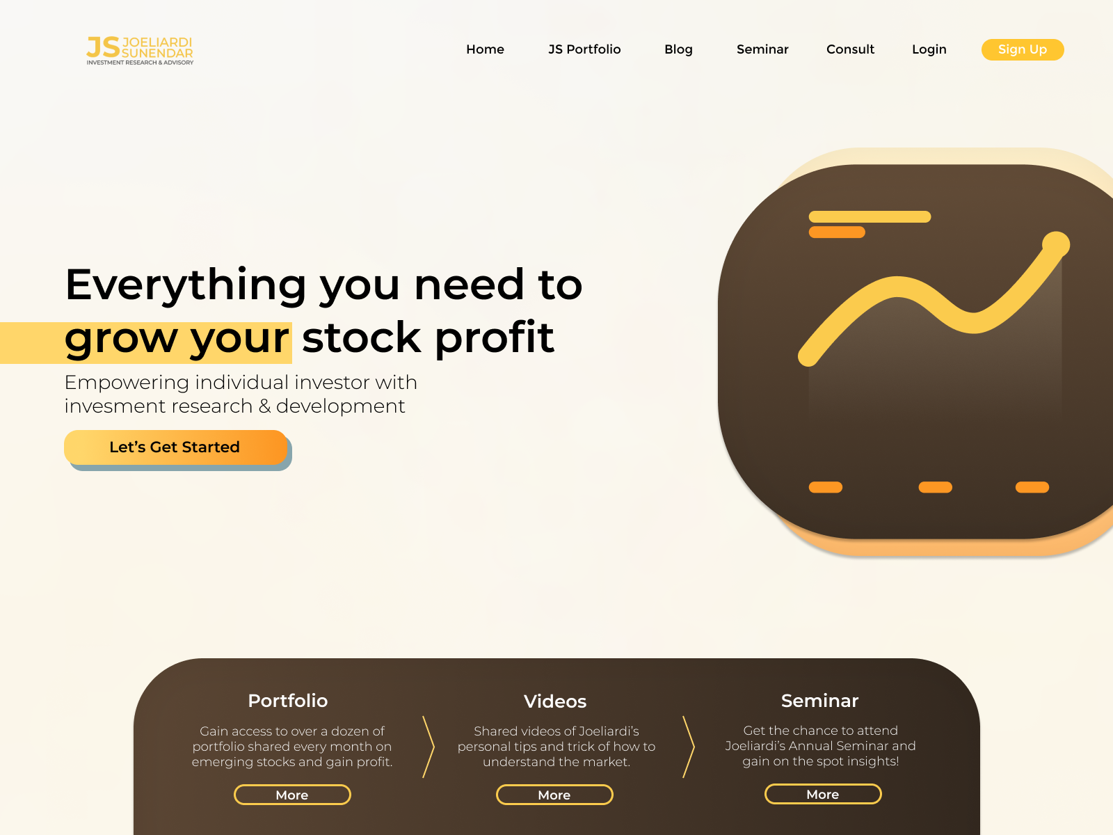 Financial UI Website Design by Rezano on Dribbble