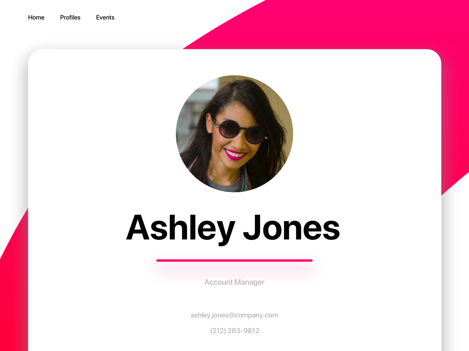 Concept Company Directory - Profile page by Onur Hasbay on Dribbble Concept Company Directory - Profile page by Onur Hasbay on Dribbble