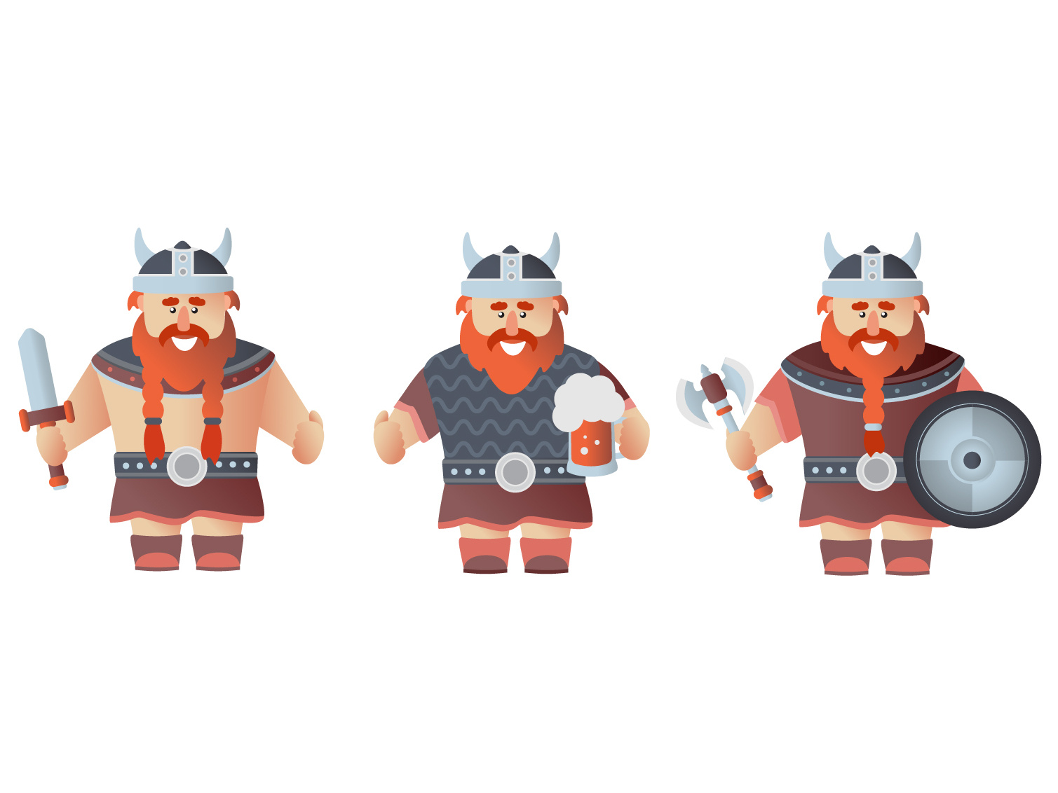 Viking by Oksana on Dribbble