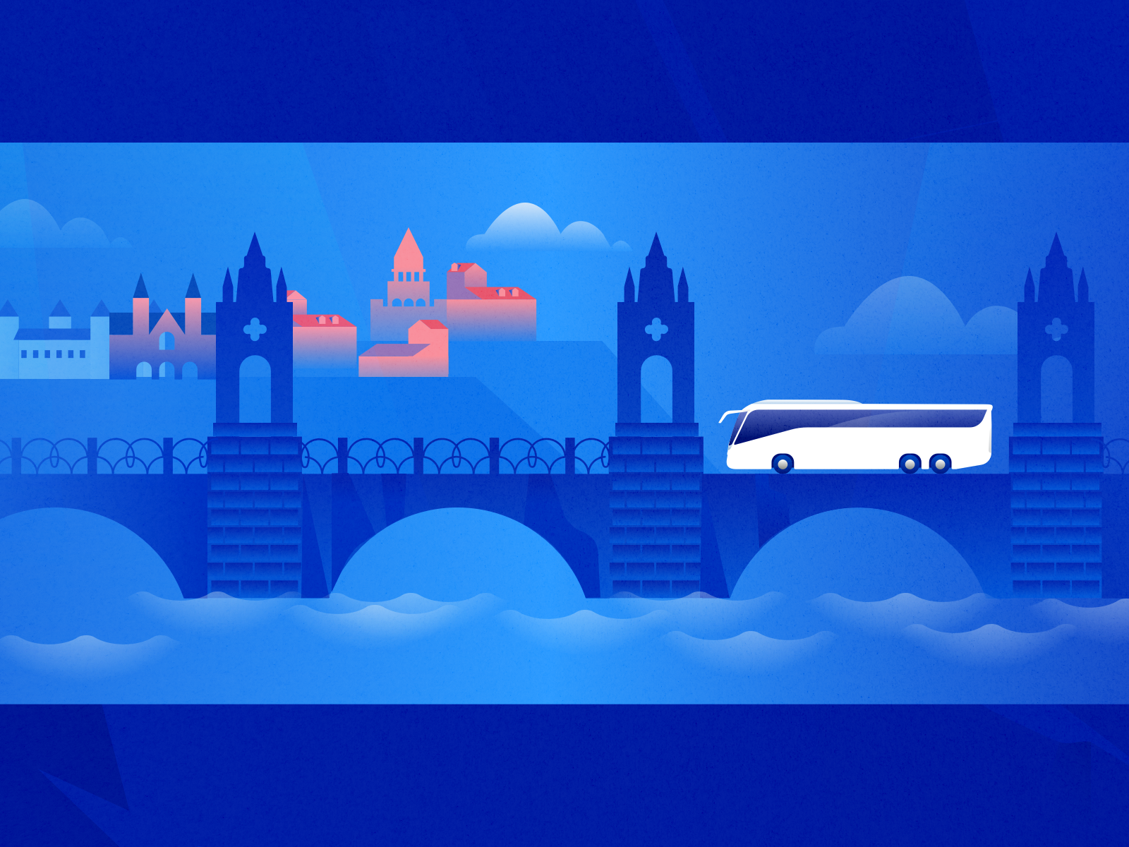 Global Express Illustration by Andrew Railean on Dribbble
