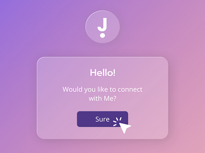 Pop up message by Jewel Mabunga on Dribbble