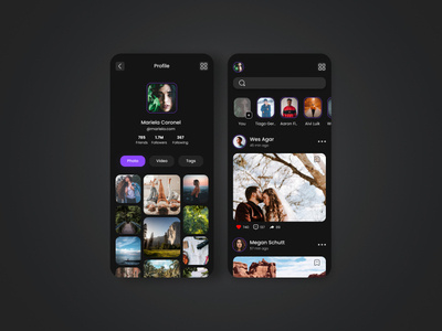 Social Media Ui Design by Abdullah Al Noman on Dribbble