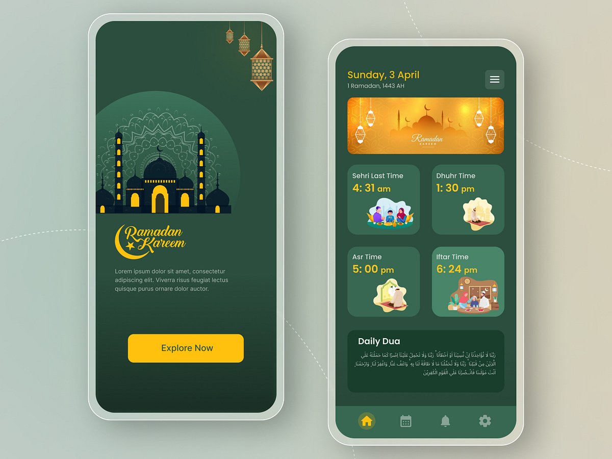 Ramadan App designs, themes, templates and downloadable graphic ...