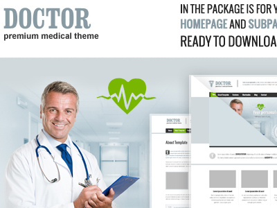Free Doctor PSD's files by AitThemes on Dribbble