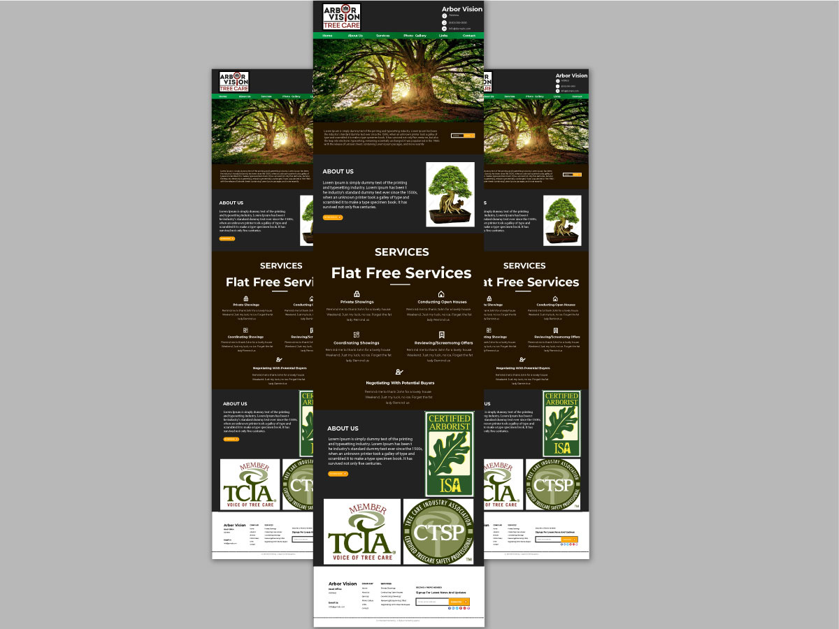 Health & Tree Web Site Template by Azad Service on Dribbble