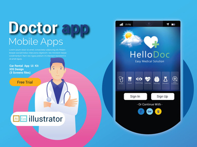 Doctor App Design by Azad Service on Dribbble