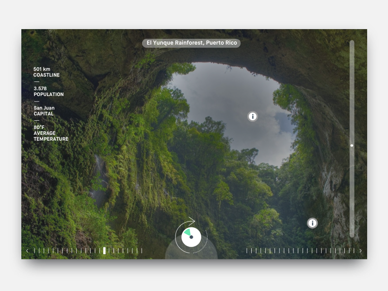 Dribble Daily UI 073 Virtual Reality Interface by Stephen Prior on Dribbble